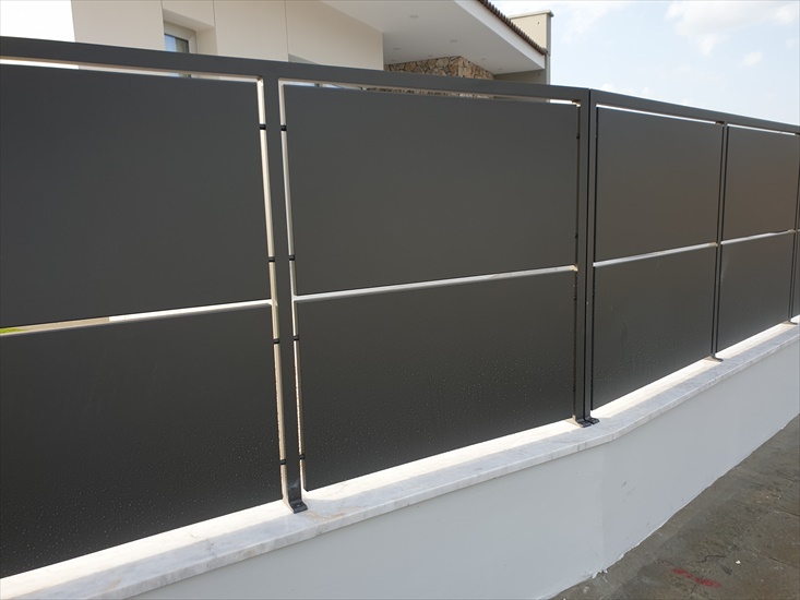 Fences - Aluminum constructions Cyprus | pergolas Cyprus | Skepastra ...